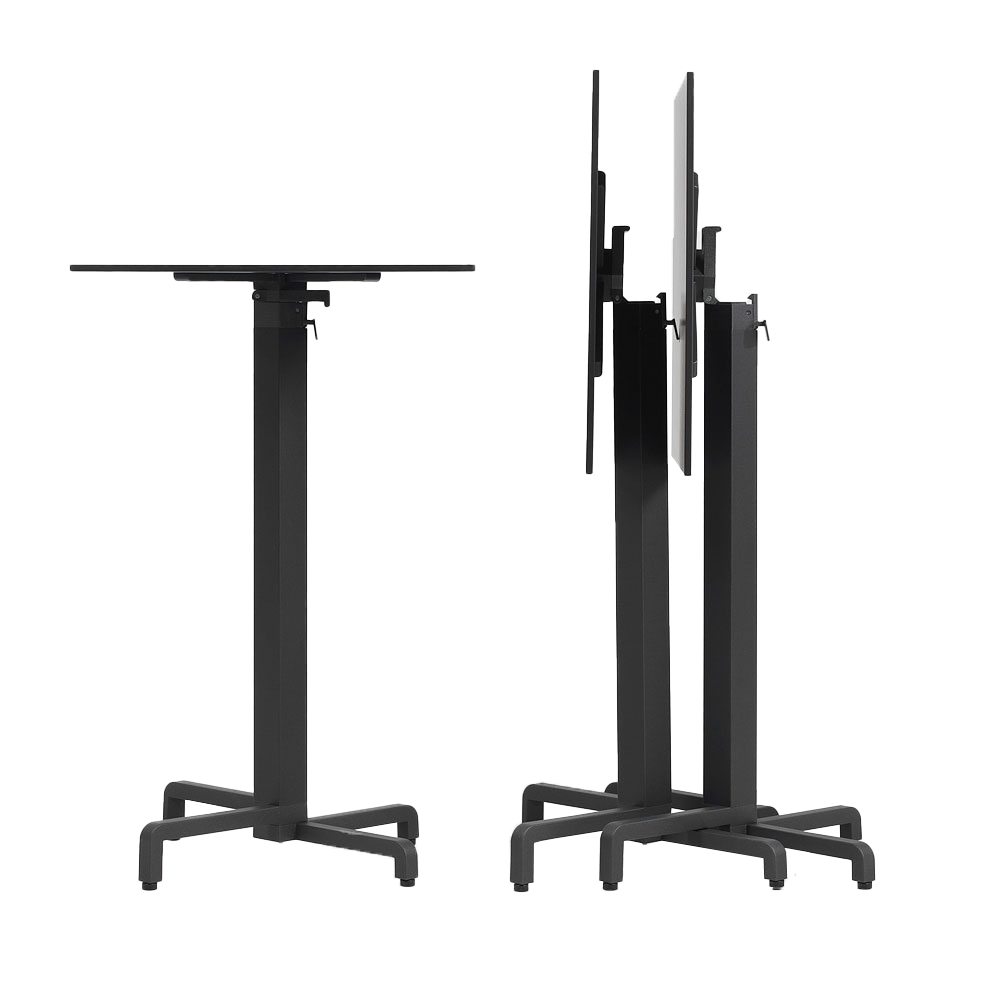 Nardi Complete Folding Laminate Outdoor Bar Table with Ibisco High Base ...