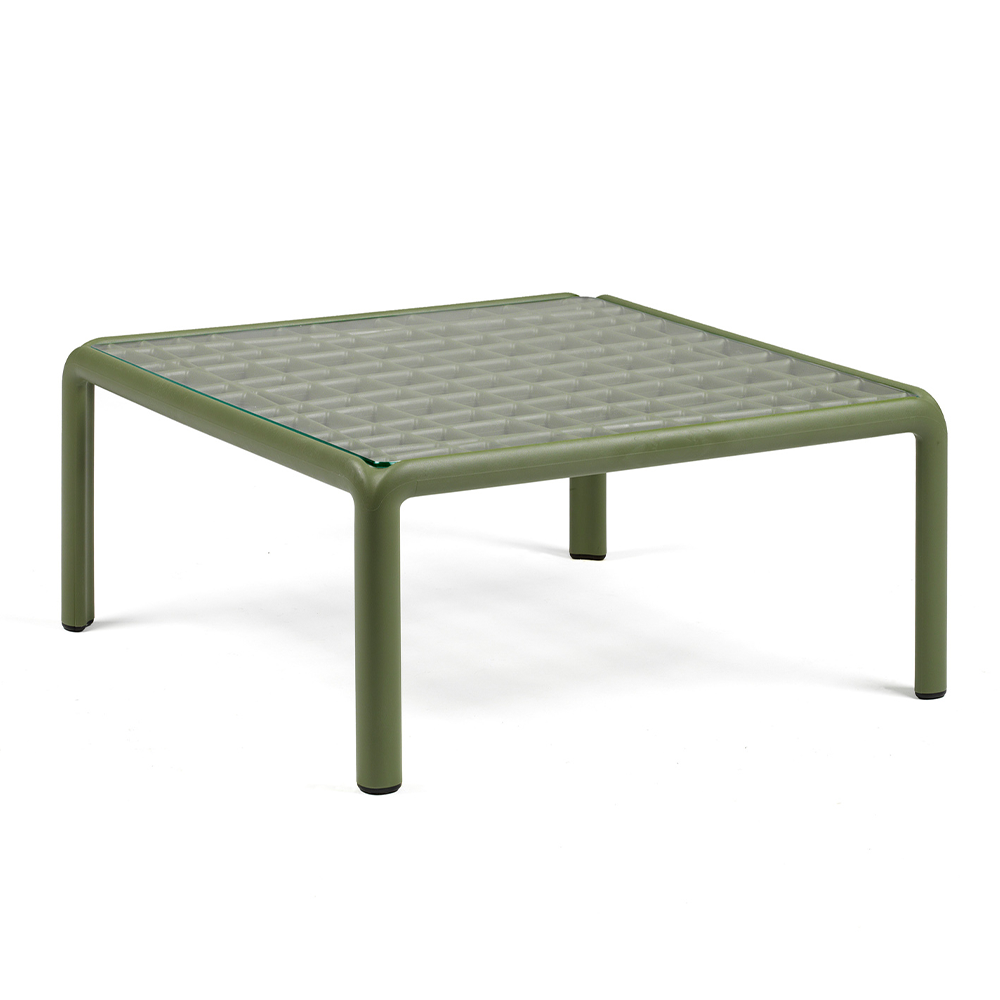Nardi Komodo Coffee Table With Glass