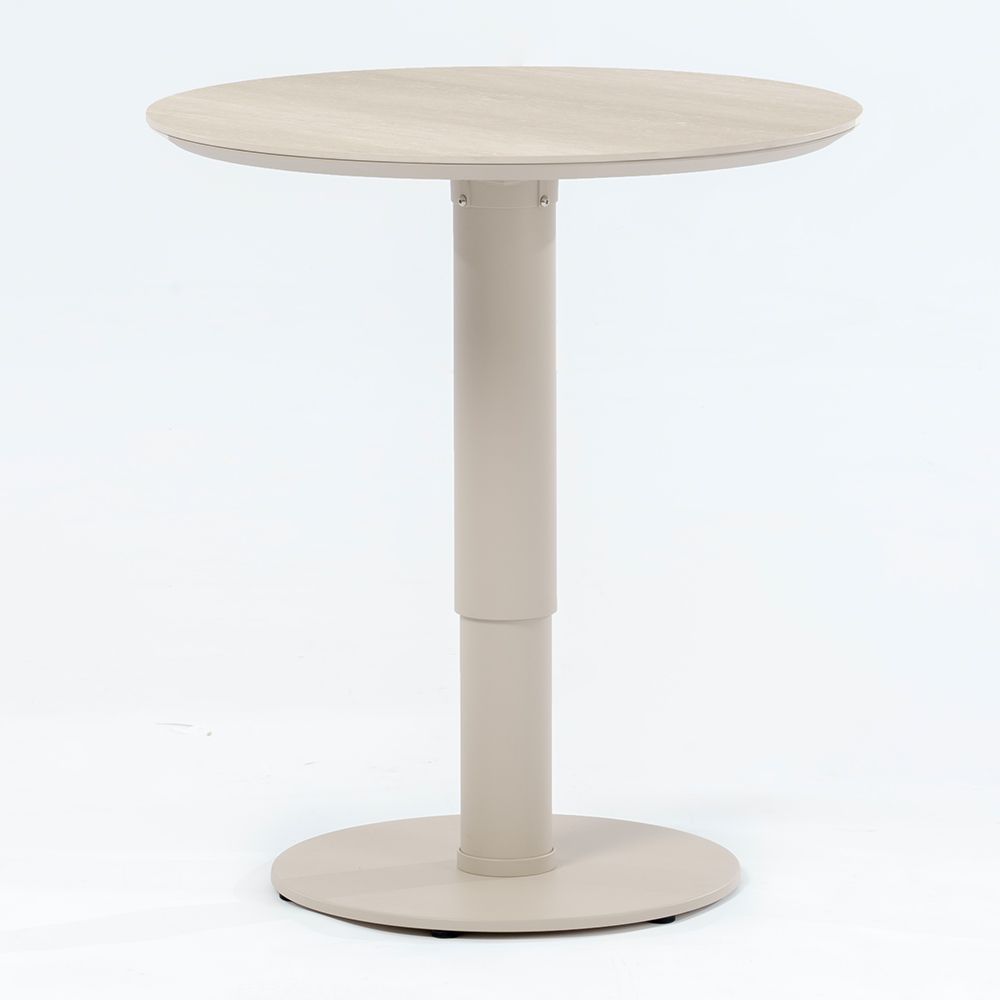 Pebl Hilo Adjustable Round Outdoor Table - 60cm | Outdoor Furniture Ideas
