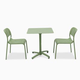 Pebl Sunset 3-piece Outdoor Bistro/Balcony Set with Side Chair ...